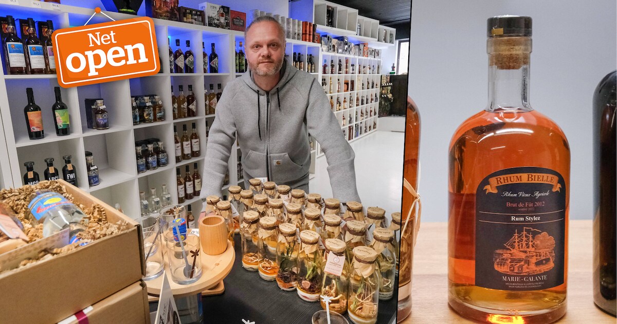 NET OPEN. Grootste rumshop van België opent winkel in Kortrijk: “Van ...