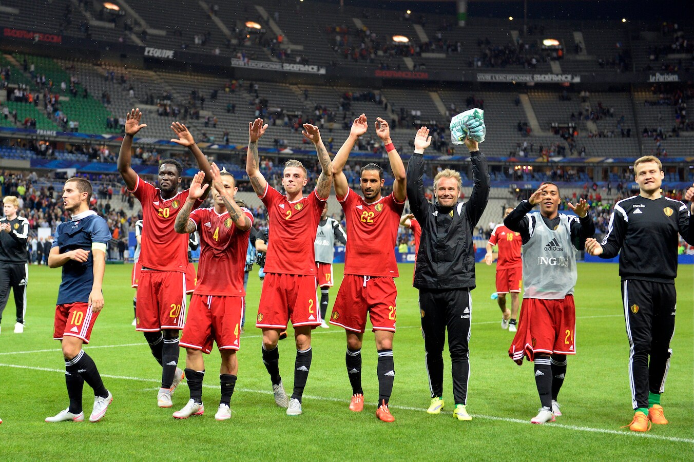 Rode Duivels voor vijfde keer op rij op nummer één | Foto | hln.be