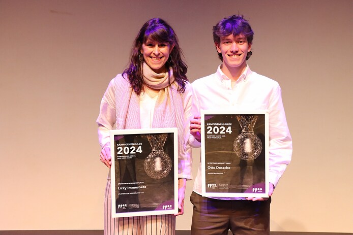 Eeklose sporthelden gehuldigd: Lizzy Immesoete en Otto Dossche ...