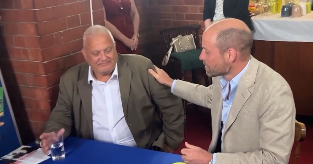 KIJK. “Neem je tijd”: prins William biedt troost aan Britse zakenman ...
