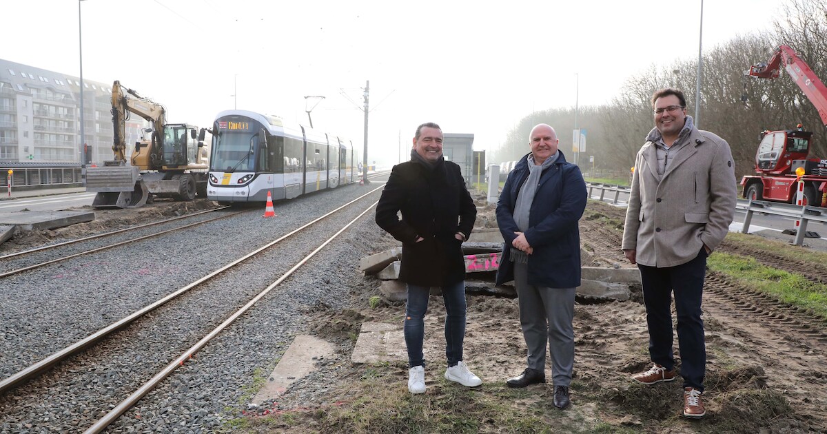 Vernieuwingswerken gestart aan trambedding kusttram en perrons in ...
