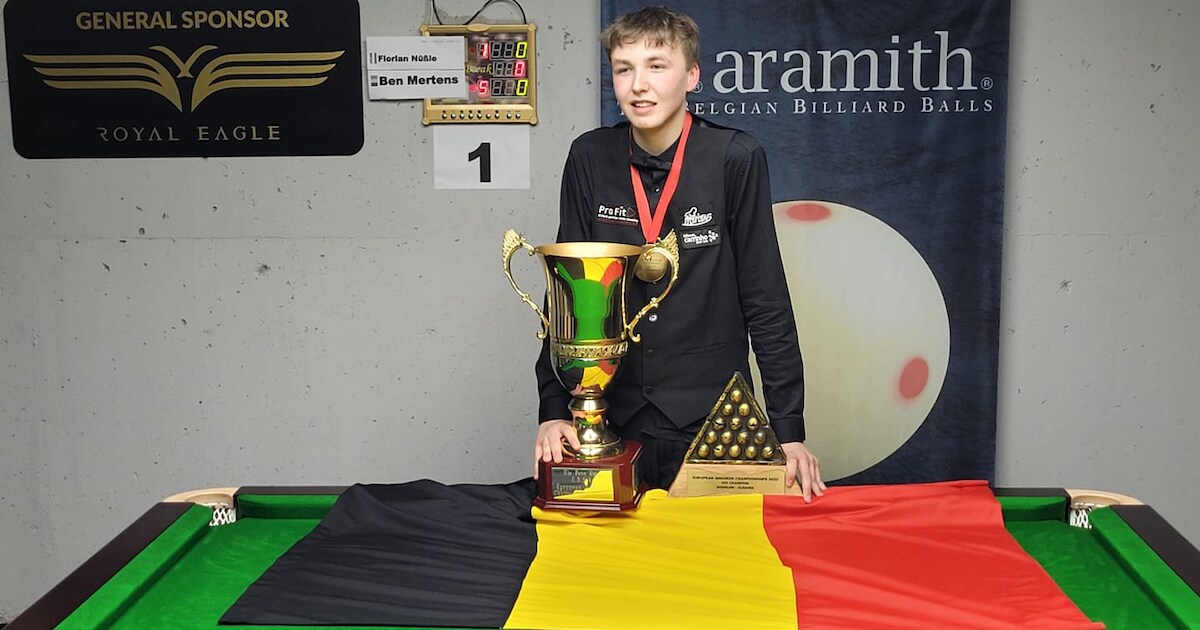Ben Mertens wordt derde Belgische prof op snookercircuit na Europese ...