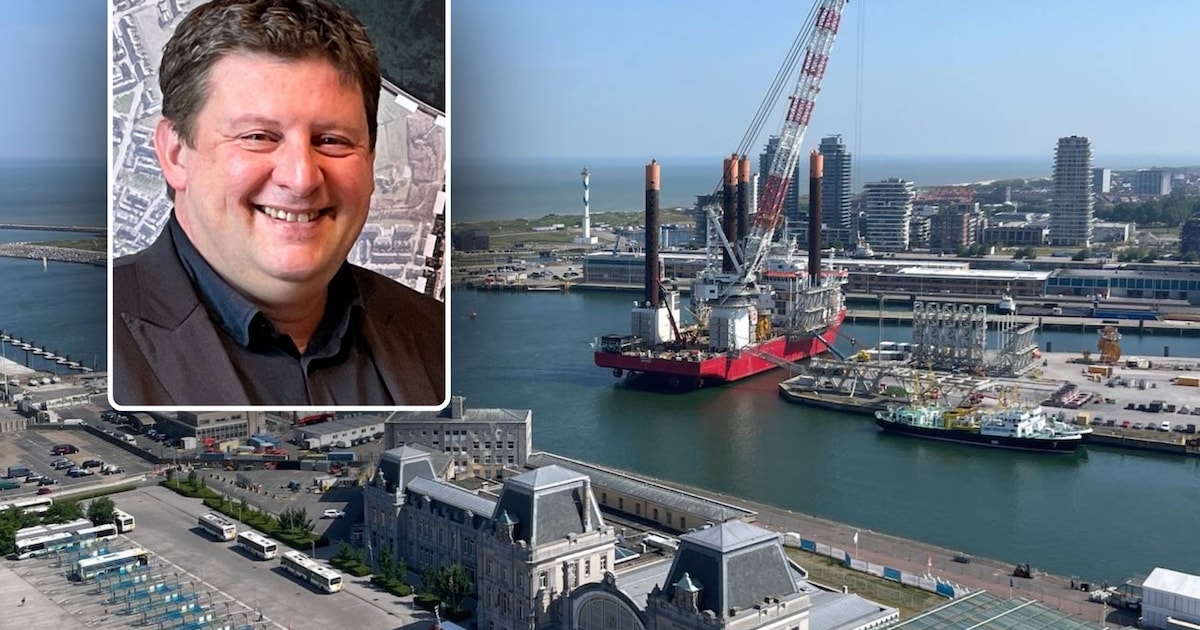 Installatieschip Vole au Vent is vertrokken uit Oostende, burgemeester ...