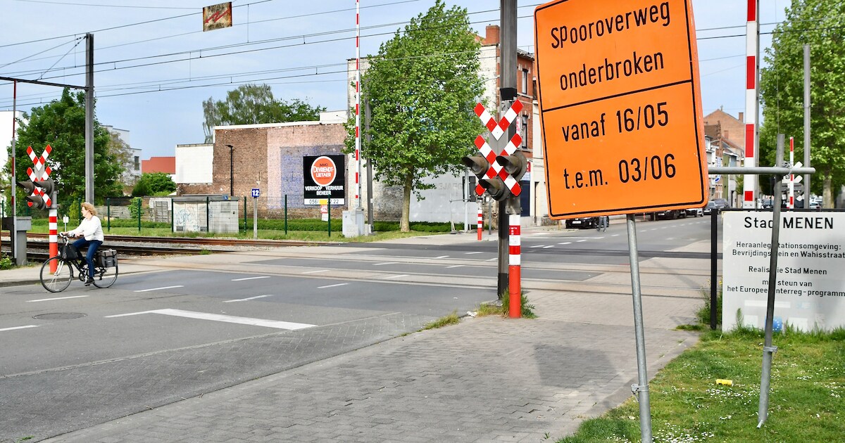 Vanaf maandag onderhoudswerken aan spooroverweg Ieperstraat | Menen ...