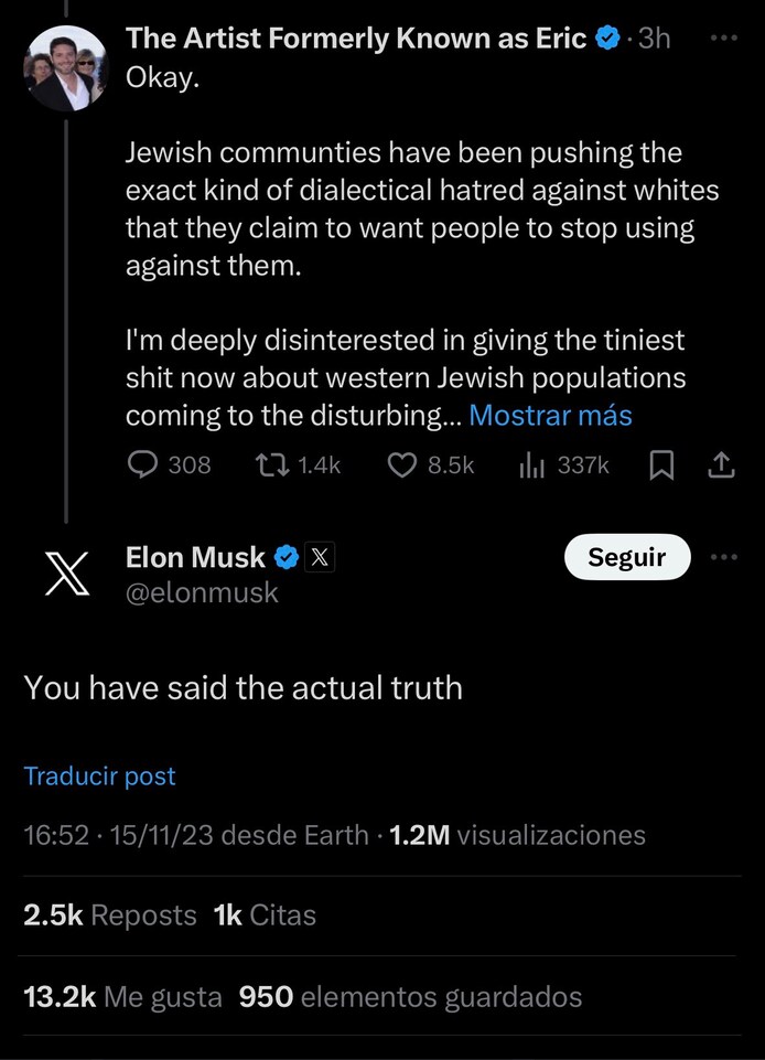 Witte Huis veroordeelt Musk om 'promotie' antisemitisme | Buitenland ...