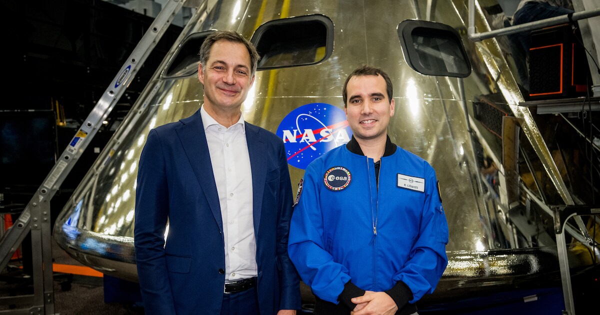 De Croo brengt samen met Belgische astronaut Raphaël Liégeois bezoek ...