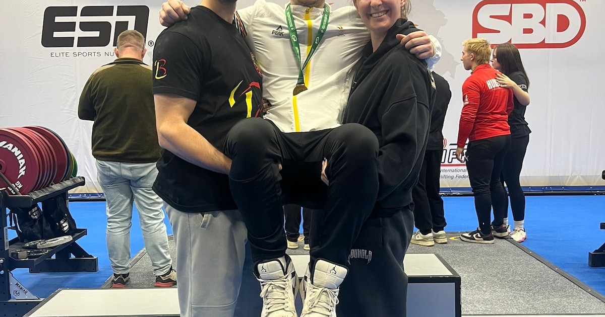 Tuur Verstrepen (23) uit Westerlo wordt 5de op het EK powerlifting in ...