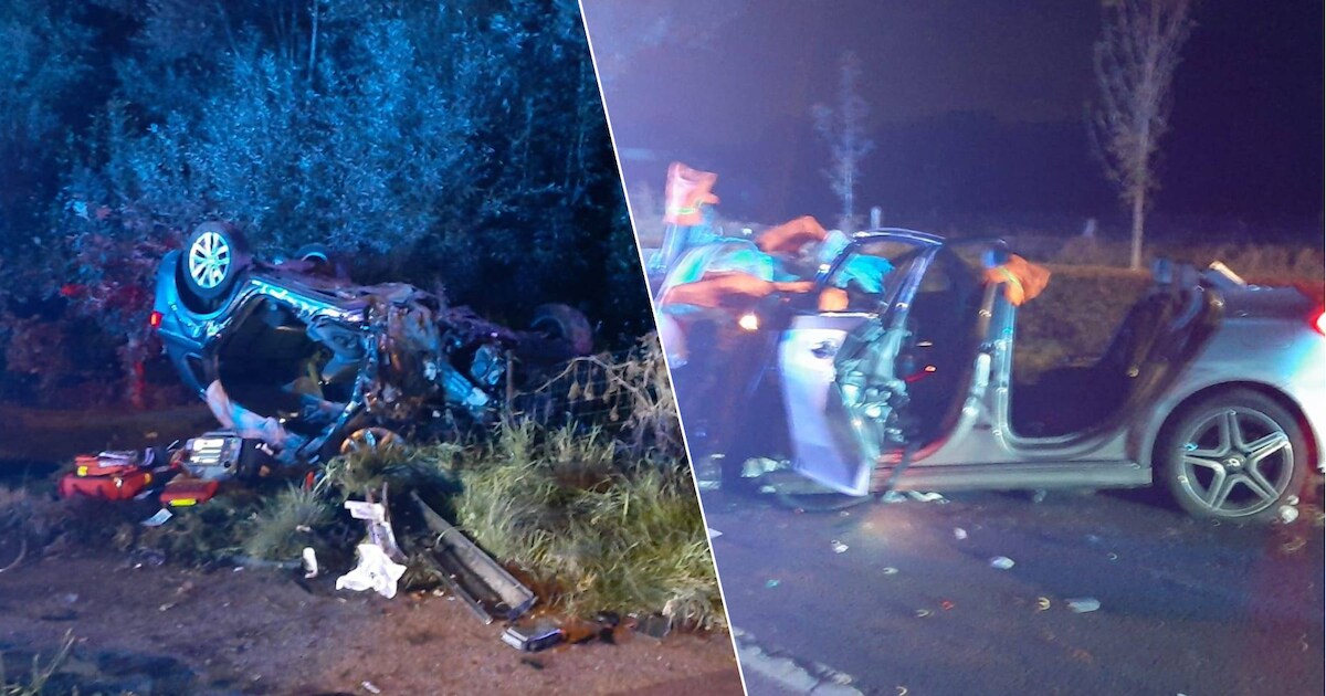 Oudere man buiten levensgevaar na zware crash tussen twee wagens in ...