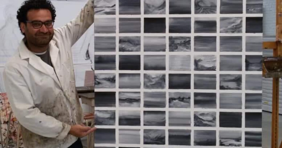 Ali Al Attar stelt schilderijen tentoon: “Manier om pijnlijke verleden ...