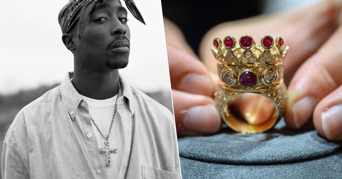 Ring van Tupac Shakur in New York geveild voor miljoen dollar ...