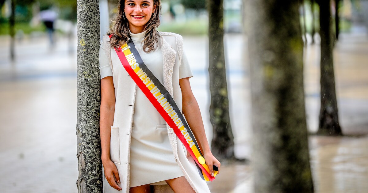 Juliette (17) uit De Panne, studente én Miss West-Vlaanderen 2024: “Wat ...