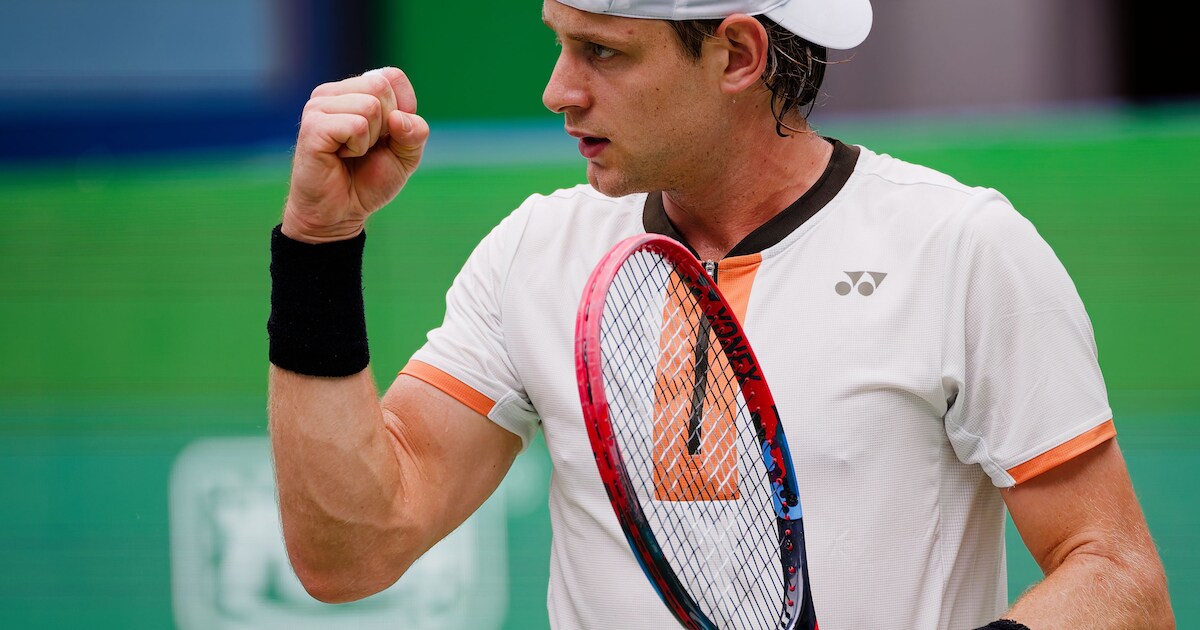 En nu een clash met Djokovic: Zizou Bergs bereikt met eerste ...