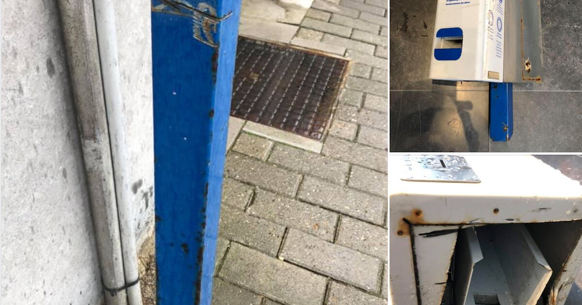 Nachtelijke dieven slopen condoomautomaat en stelen inhoud | Oudenaarde ...