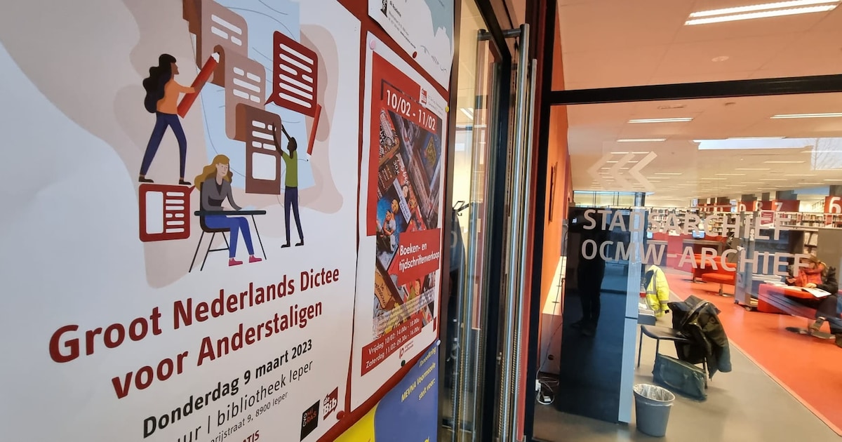 Groot Nederlands Dictee voor Anderstaligen in bib van Ieper | Ieper ...