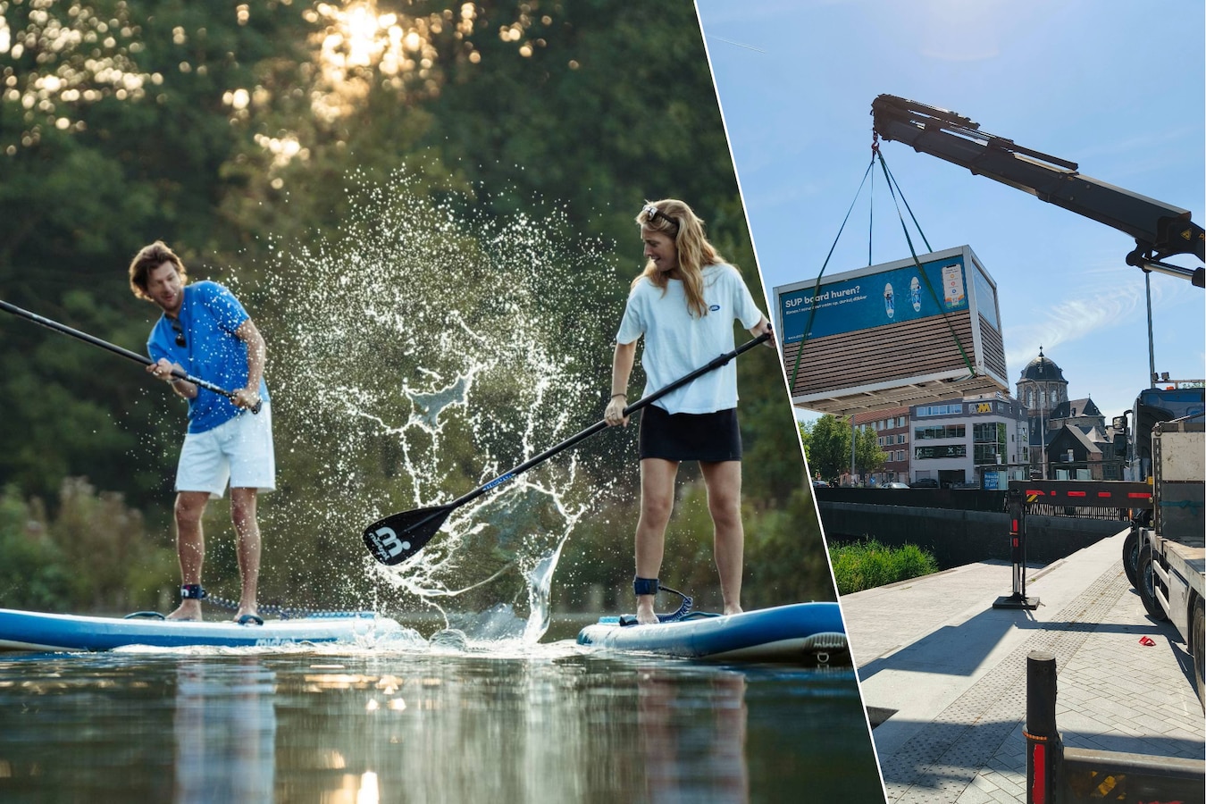 Even afkoelen op de Dijle? In Mechelen kan je nu een SUP-board uit een ...