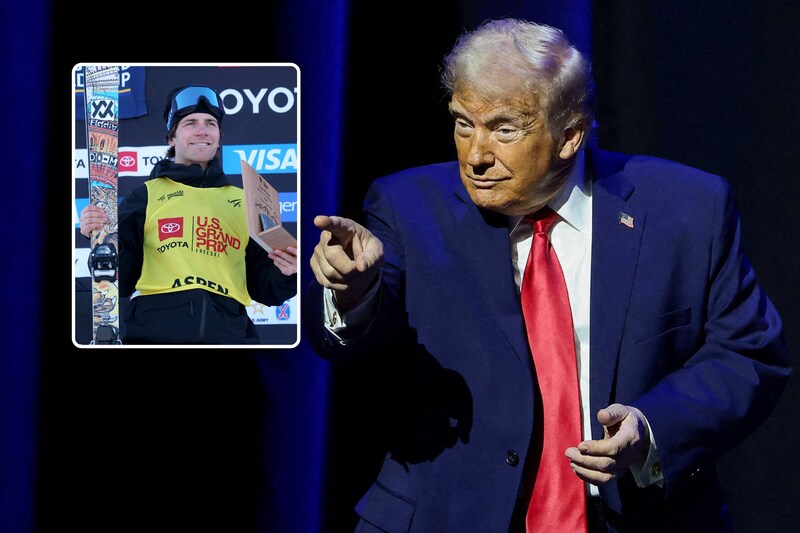 Amerikaanse olympiër Hunter Hess reageert nadat Trump hem “een echte ...