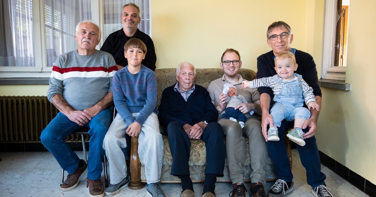 Derde viergeslacht voor Roger Didden (92) uit Testelt | Scherpenheuvel ...