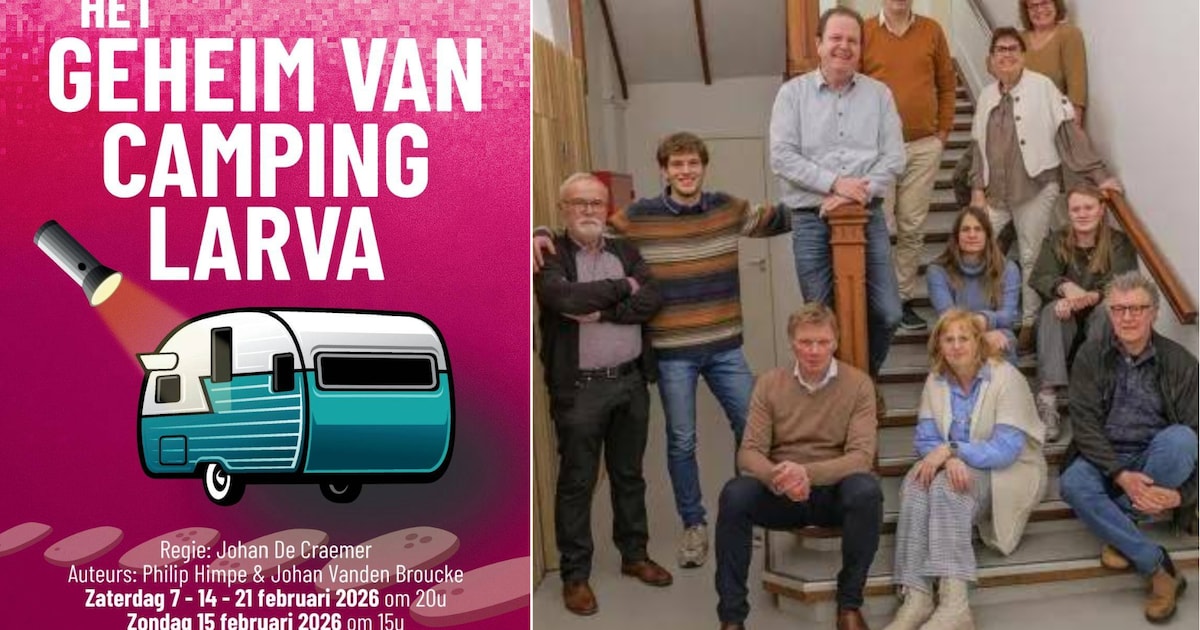Tielts Volkstoneel brengt ‘Het geheim van camping Larva’ | Tielt | HLN.be