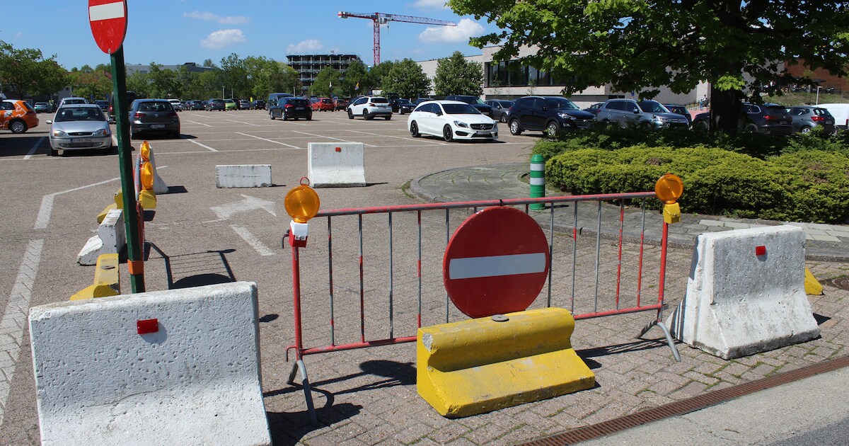 Nieuwe verkeerscirculatie op parking Sportpark: “Aparte inrit en uitrit ...