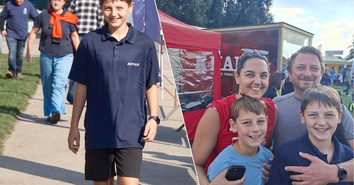 Arthur (13) wandelt de klok rond in Marke voor Levensloop: “Voor mijn ...