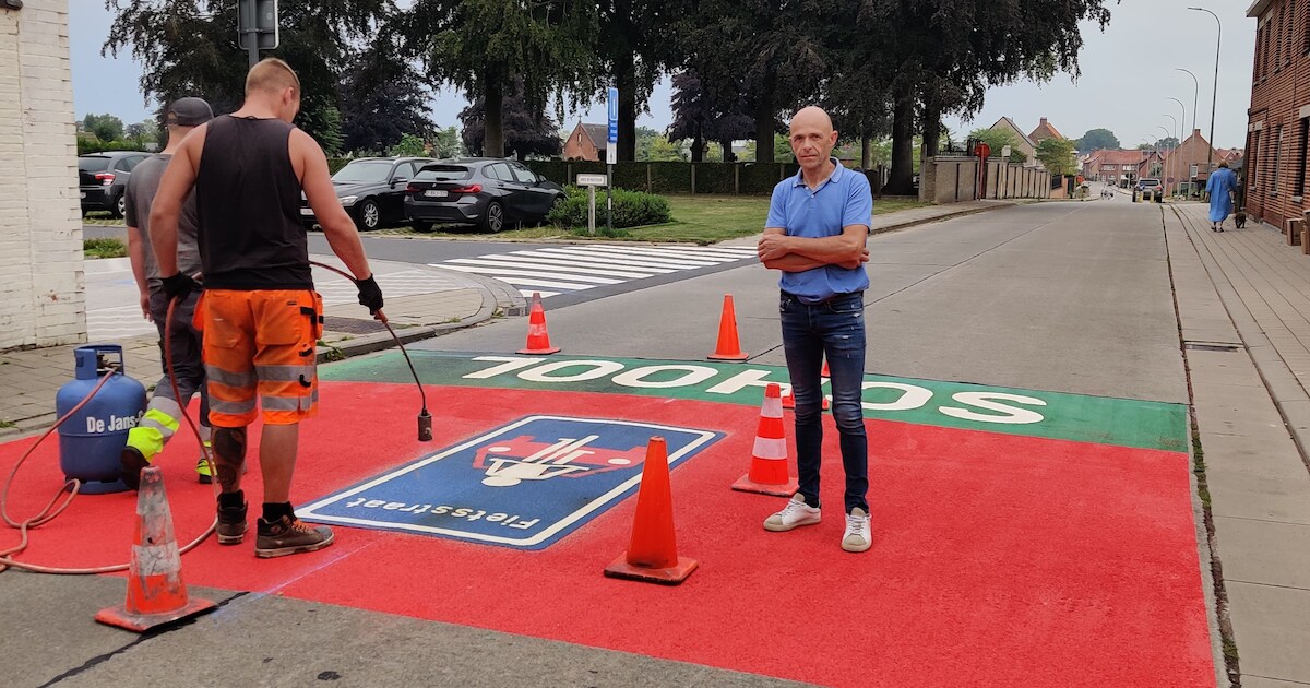 Fietszone ter hoogte van basisschool PIT klaar voor 1 september ...