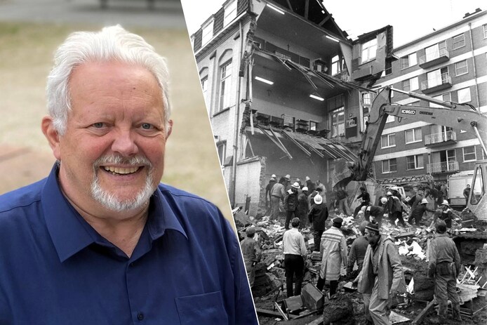 40 jaar geleden stortten in Kortrijk twee klassen in, persfotograaf ...