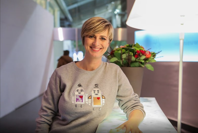 Weervrouw Sabine Hagedoren vertelt hoe ze plots vlam in de pan had ...