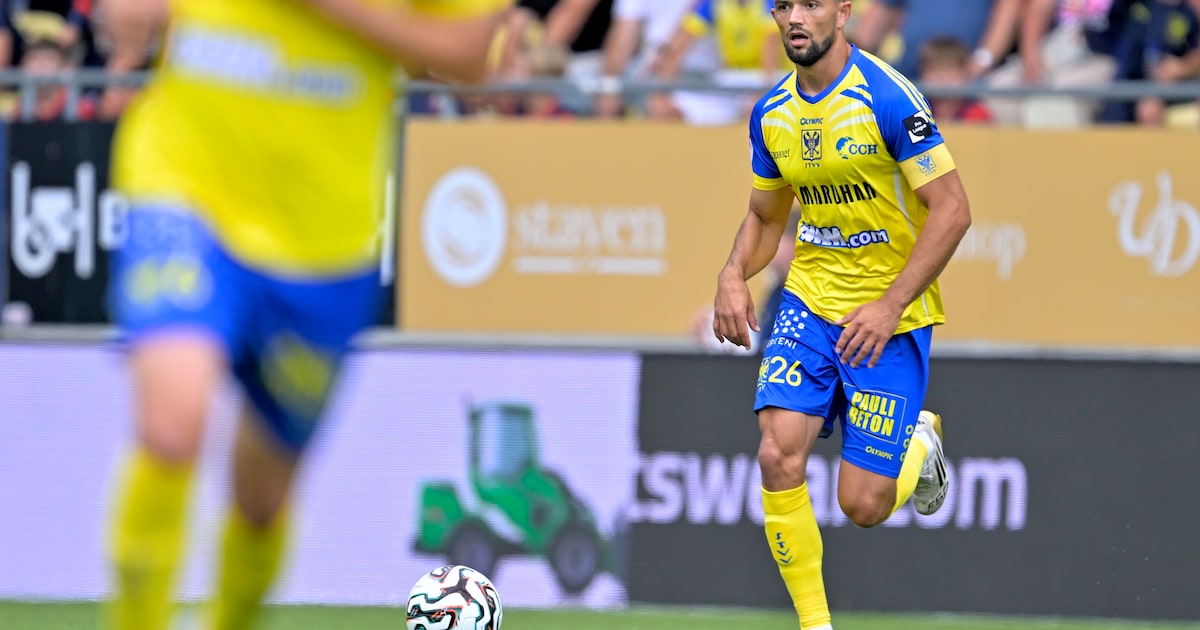 Visar Musliu en STVV met beide voeten op de grond richting Zulte ...