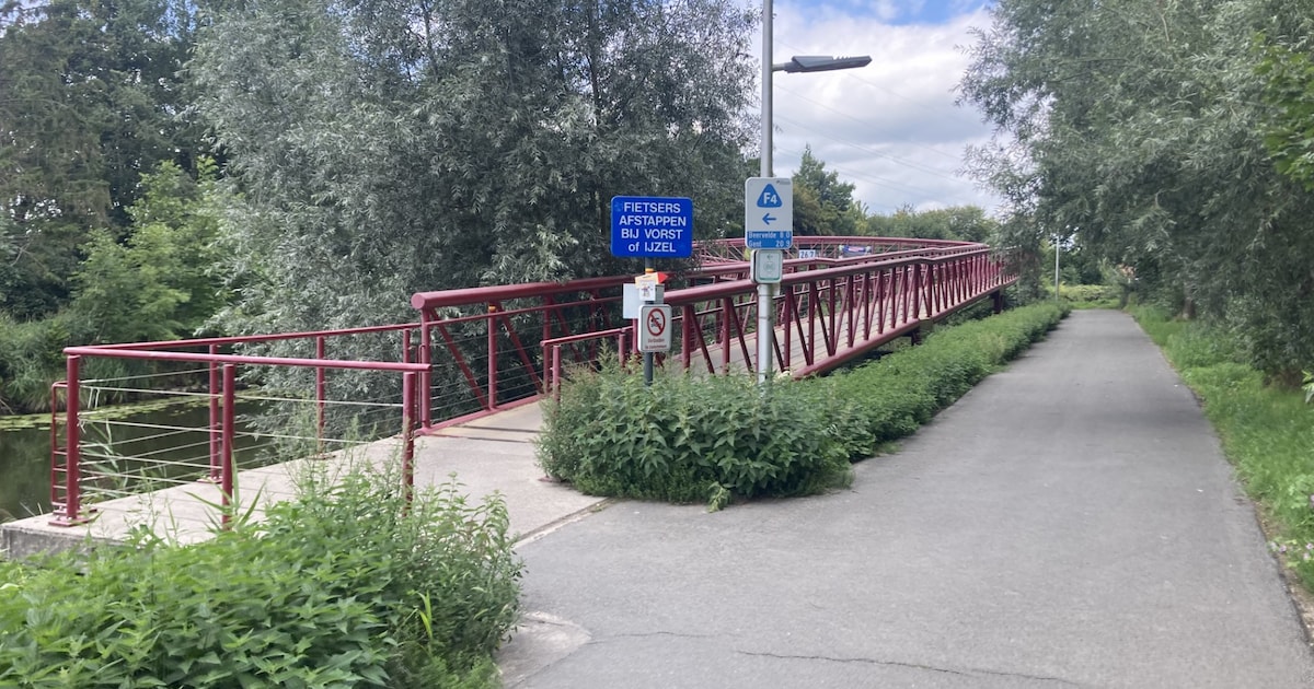Rode fietsbrug over Durme drukste telpunt Oost-Vlaamse fietssnelwegen ...