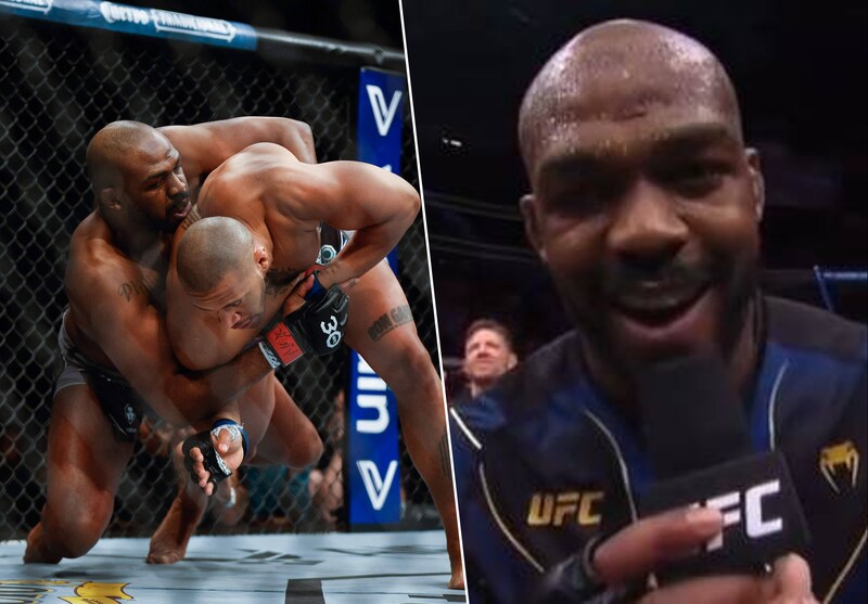 Wát een rentree: MMA-legende Jon Jones vernedert Gane na 124 tellen in ...