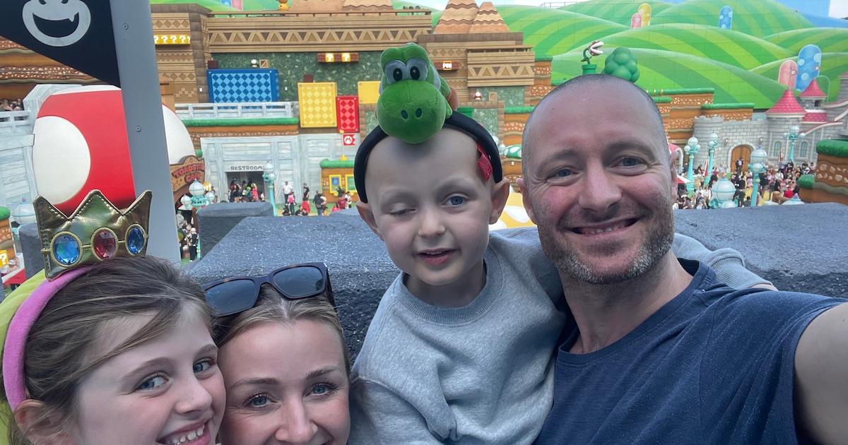 Terminaal zieke Lowie (5) maakt de reis van z’n leven naar Supermario ...