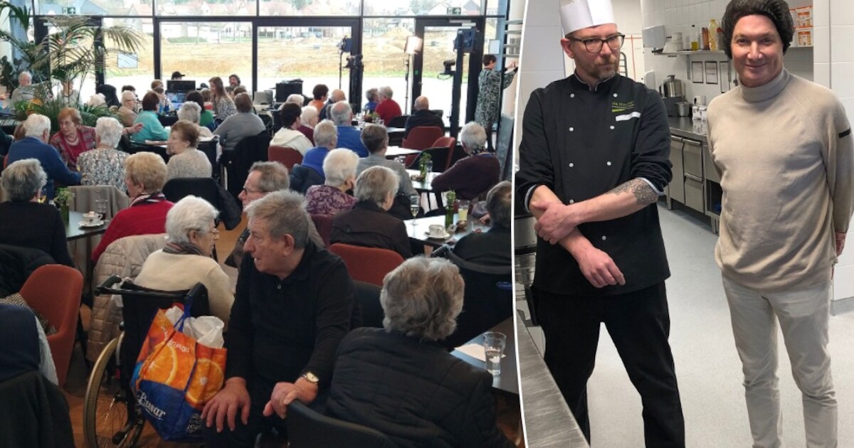 Bart Kaëll maakt radio in Woonzorgcentrum De Kouter tijdens Week van de ...