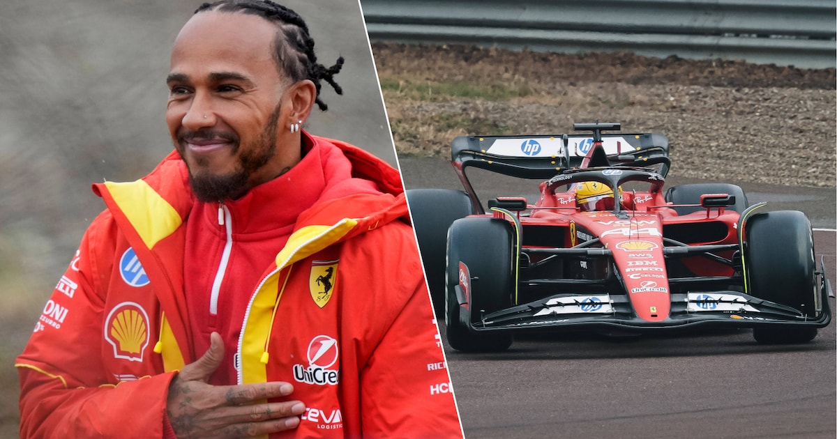 Lewis Hamilton crasht tijdens testdag met Ferrari in Barcelona | Sport ...