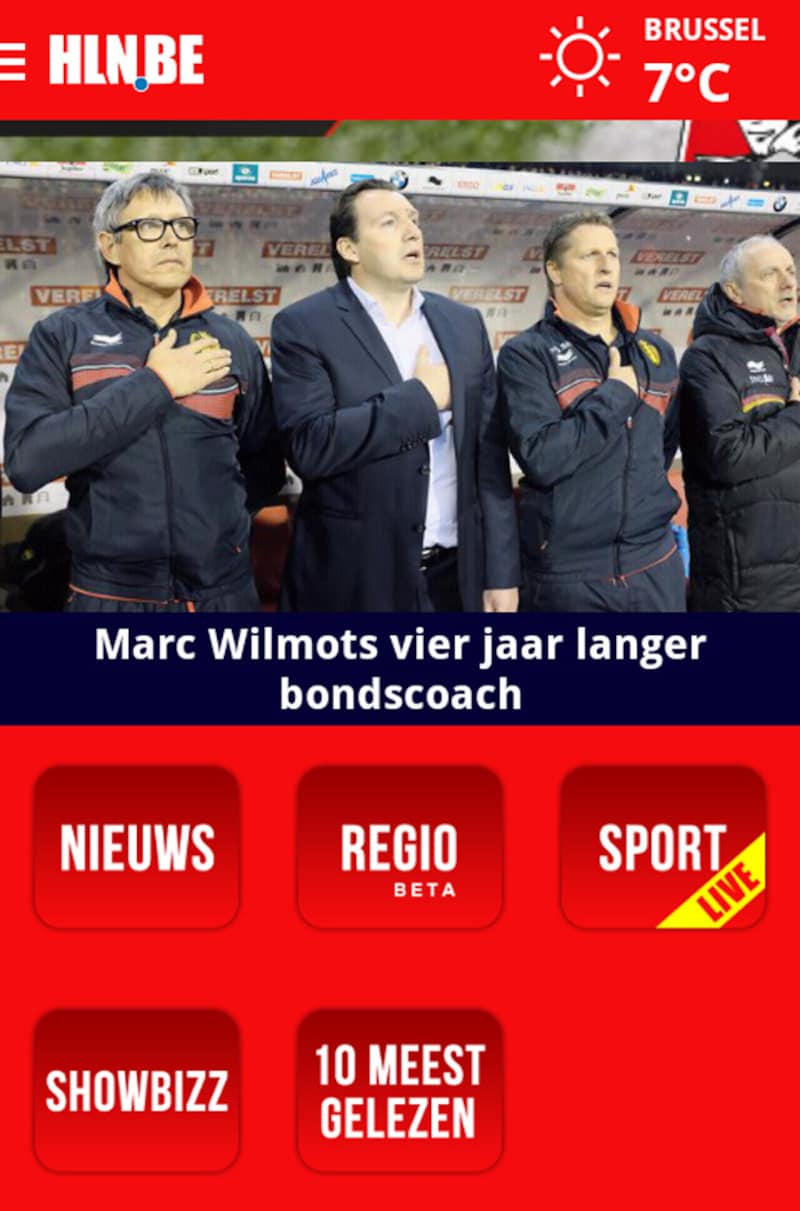Download nu onze nieuwe app voor Android | Tech | HLN.be