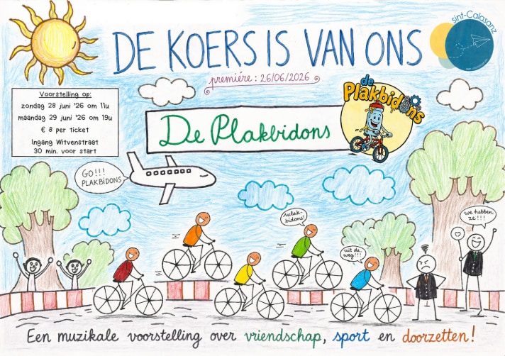 Zesdejaars Sint-Calasanz te Hoevenen nemen afscheid met zelfgemaakte ...