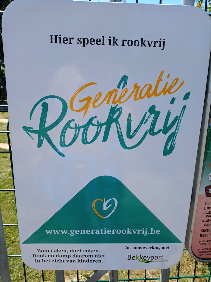 Kick-off Generatie Rookvrij: rookvrije speelpleinen in Bekkevoort ...
