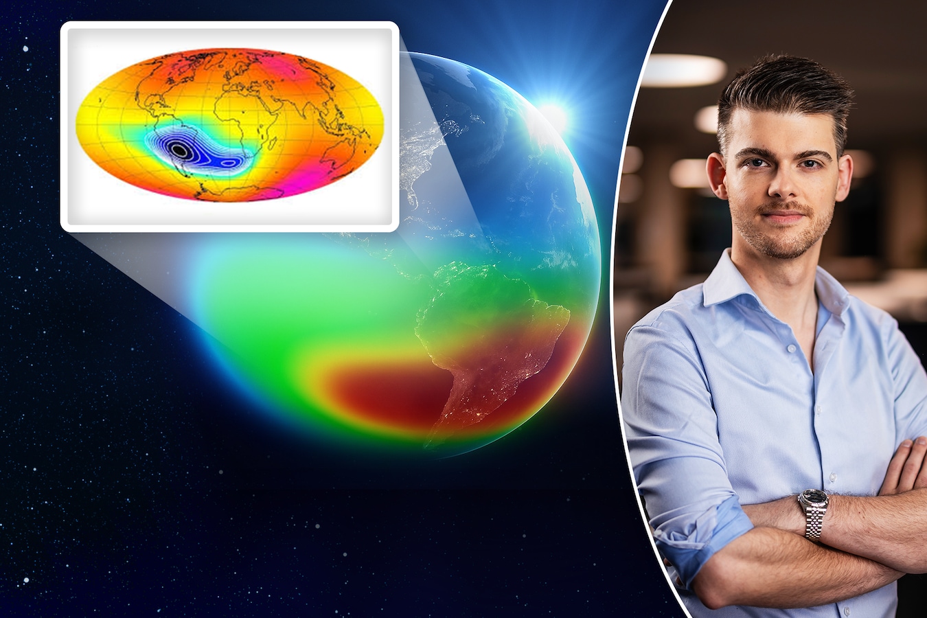 Deuk in magnetisch veld van aarde blijft maar groeien: wat is er aan de ...