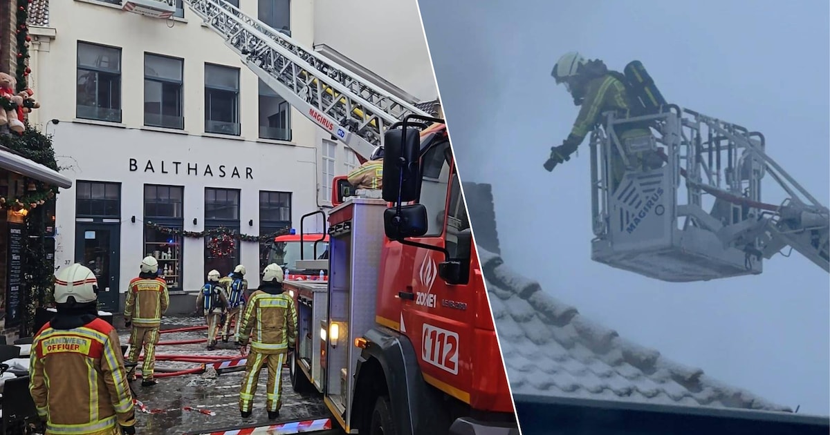 Volledig pand in centrum Brugge verwoest na zware brand: “Ook bekende ...