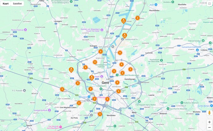 Ivago maakt kaartje bekend waar 83 glasbollen komen in Gent: “Er zal ...