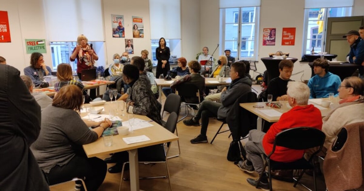 Federaal parlementslid Maria Vindevoghel te gast op eerste ledenfeest ...