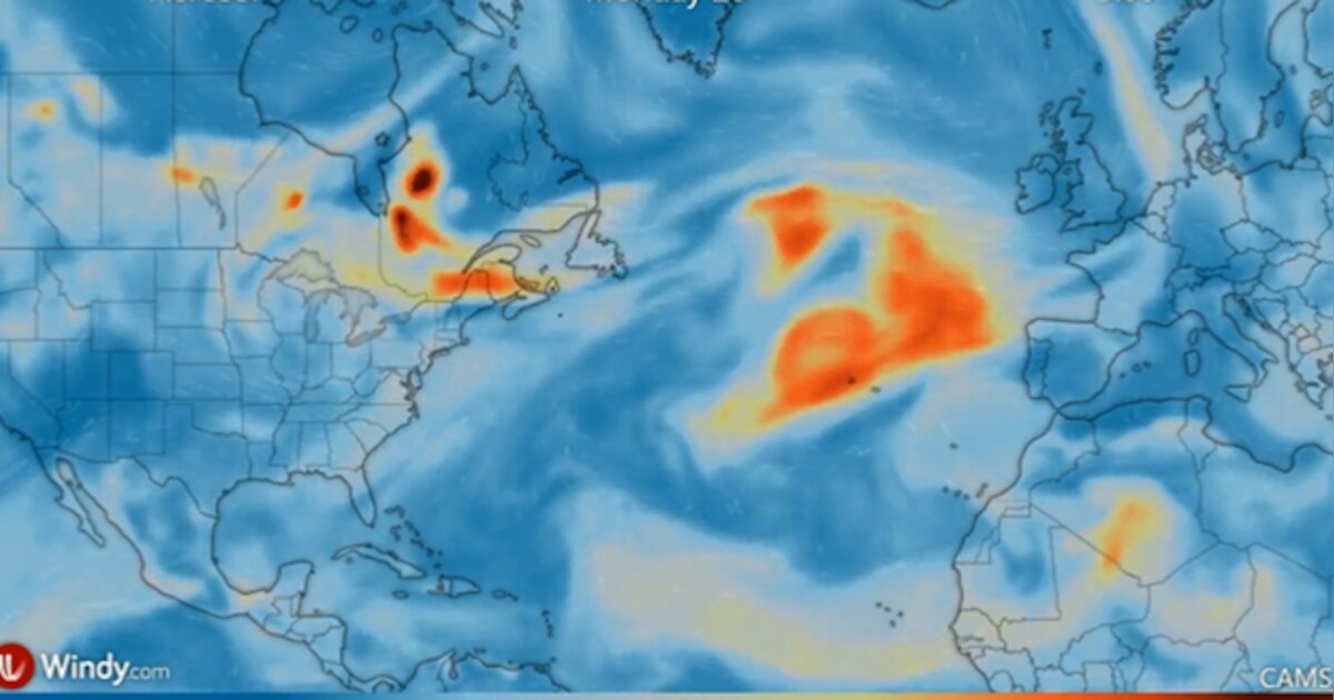 Rook uit Canada bereikt deze week ook België, IRCEL gaat niet uit van ...