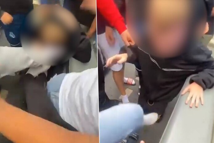 Jongeren vernederen en slaan tiener tot tranen toe, beelden gaan massaal rond op sociale media ...