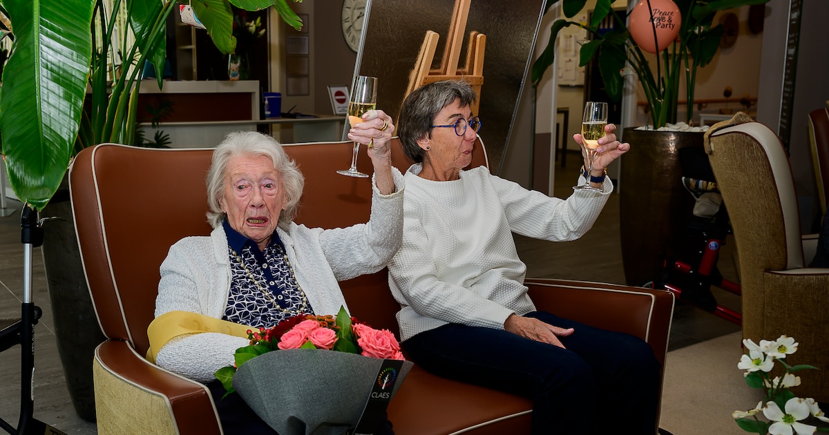 Woonzorgcentrum Ter Eyke bouwt feestje voor 101-jarige Mariëtte ...