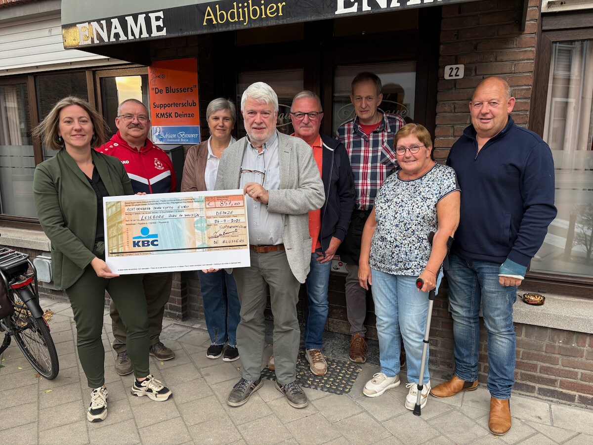 Na 46 jaar supporteren voor KMSK Deinze einde verhaal voor De Blussers ...