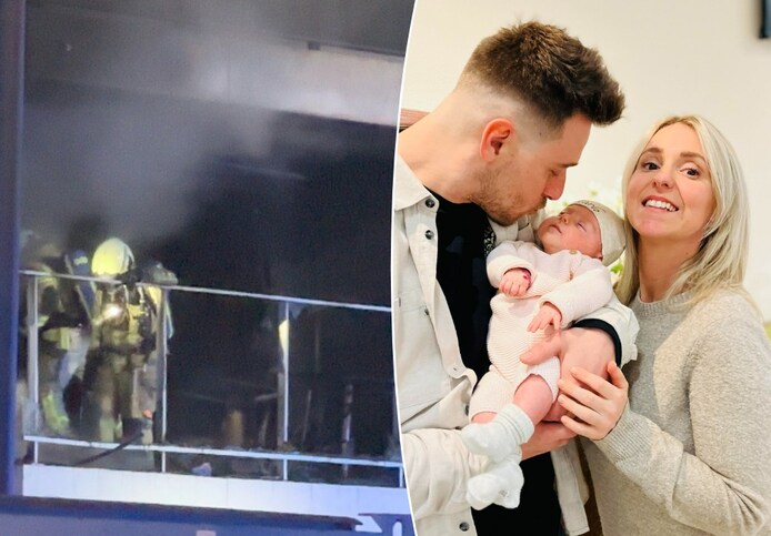 Koppel met baby'tje van 3,5 maanden ontsnapt aan drama bij nachtelijke ...