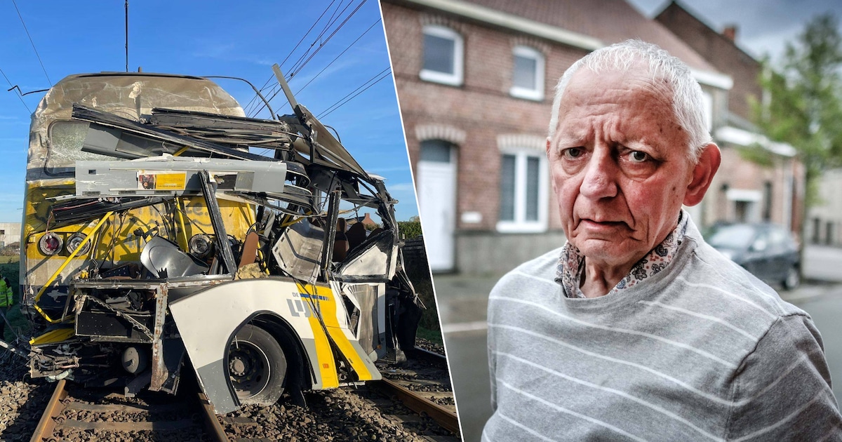Ex-machinist Daniel (78) uit Mesen schrikt enorm door beelden van trein ...