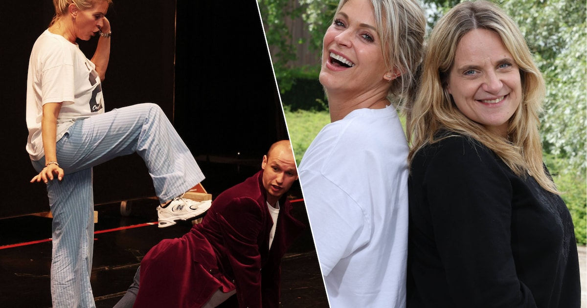 IN BEELD. Karen Damen en Ruth Beeckmans repeteren voor musical ...