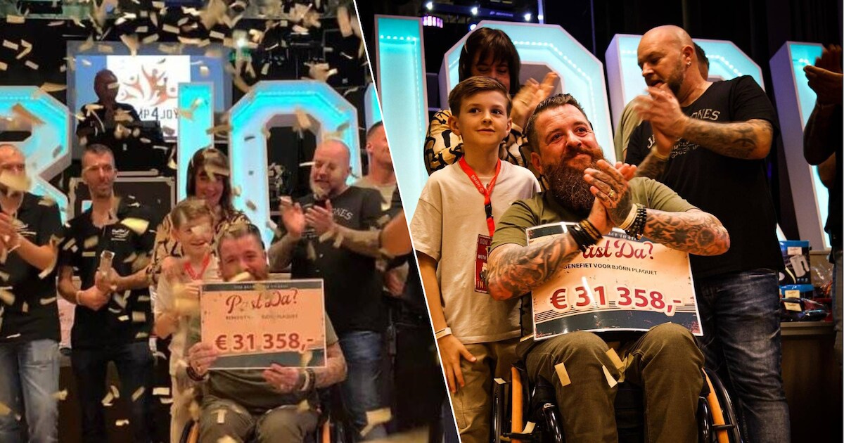 Benefiet voor verlamde Björn brengt 31.358 euro op | Stekene | HLN.be
