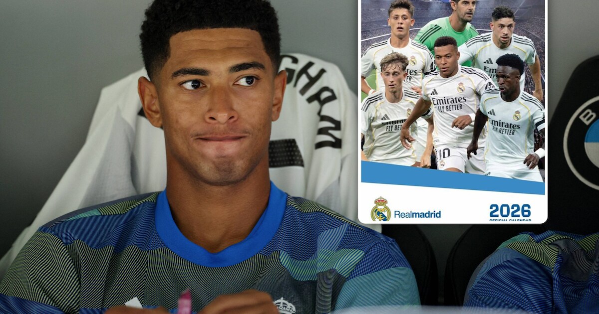 Gepasseerd door bondscoach en nu ook niet op jaarkalender Real Madrid ...