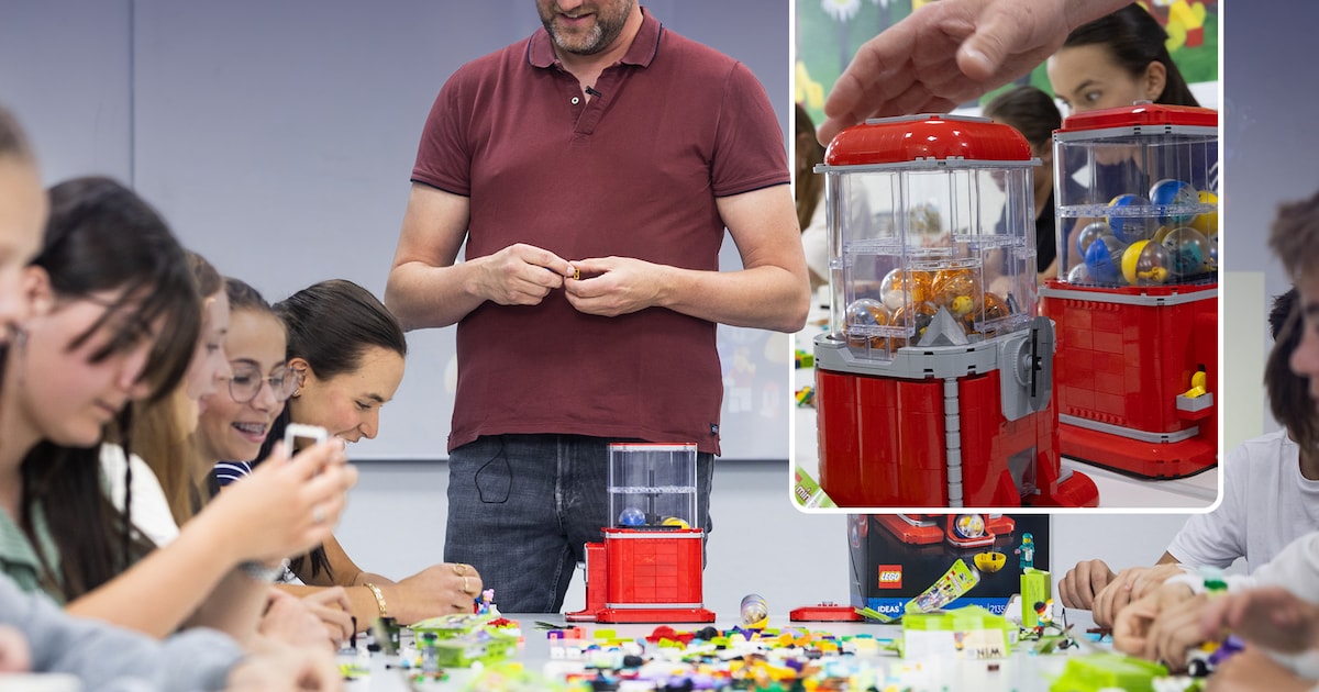 LEGO-fanaat Rob (45) bouwt eigen LEGO-snoepautomaat... en die is weldra ...